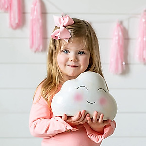 Iridescent Cloud Ceramic Piggy Bank - Nursery Decor, Gift For Baby Shower, Toddler, or Children, Baby Room Decor, Coin Bank