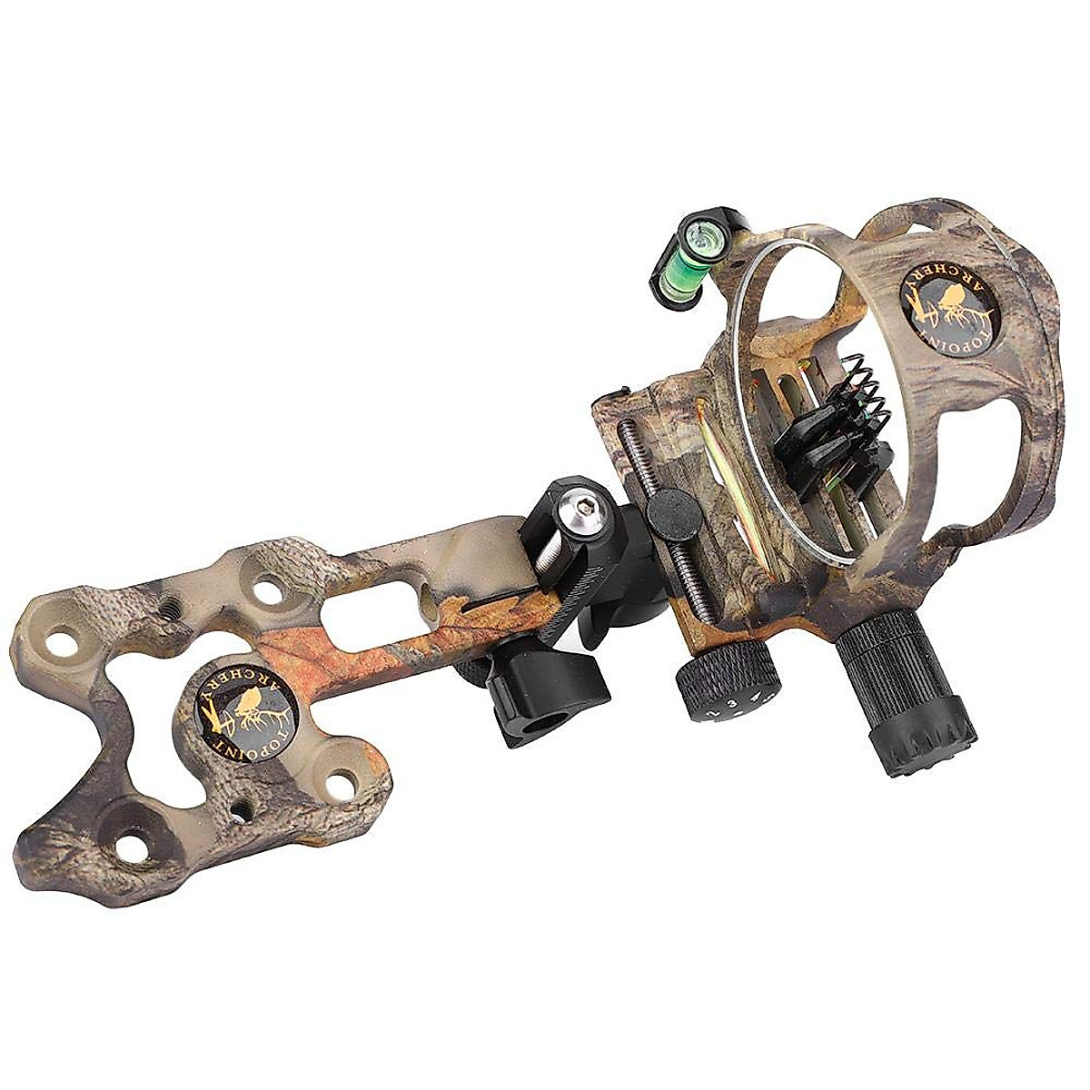 Quality 5 Pin Archery Compound Bow Sight Set with Light for Shooting Practicing Hunting Archery Accessory