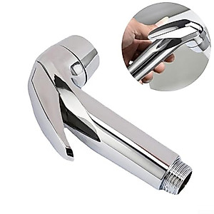 1/2PCS Toilet Bidet Sprayer Shower Head Silver Plastic Wc Clean Handheld Bathroom Accessories Water Hose Spray Wash