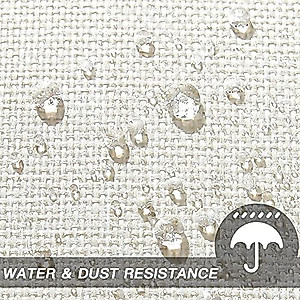 OTOSTAR Set of 2 Outdoor Pillow Covers 18x18 Inch Waterproof Decorative Throw Pillow Covers Geometry Pillowcases Square Cushion Case Garden Pillows Shell for Couch Patio Furniture Tent Balcony (Grey)