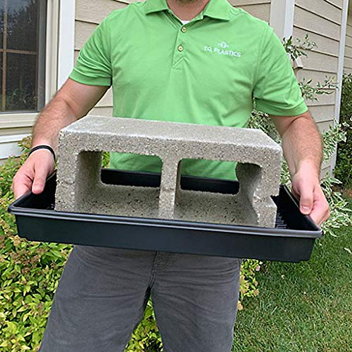 GMS 1020 MEGA Heavy Duty (0.88 Gauge) Microgreen Seed Starting Germination Trays, 10 Pack