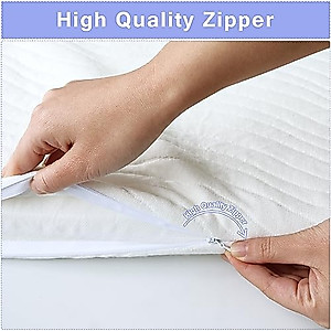 Baby Bassinet Mattress Pad Compatible with ADOVEL, BabyBond and ELEMARA 4 in 1 Baby Bassinet Bedside Crib, 23"×46”, Waterproof Replacement Pad with Removable & Washable Mattress Cover