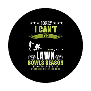 Lawn Bowls Idea For Women & Novelty Lawn Bowling PopSockets Swappable PopGrip