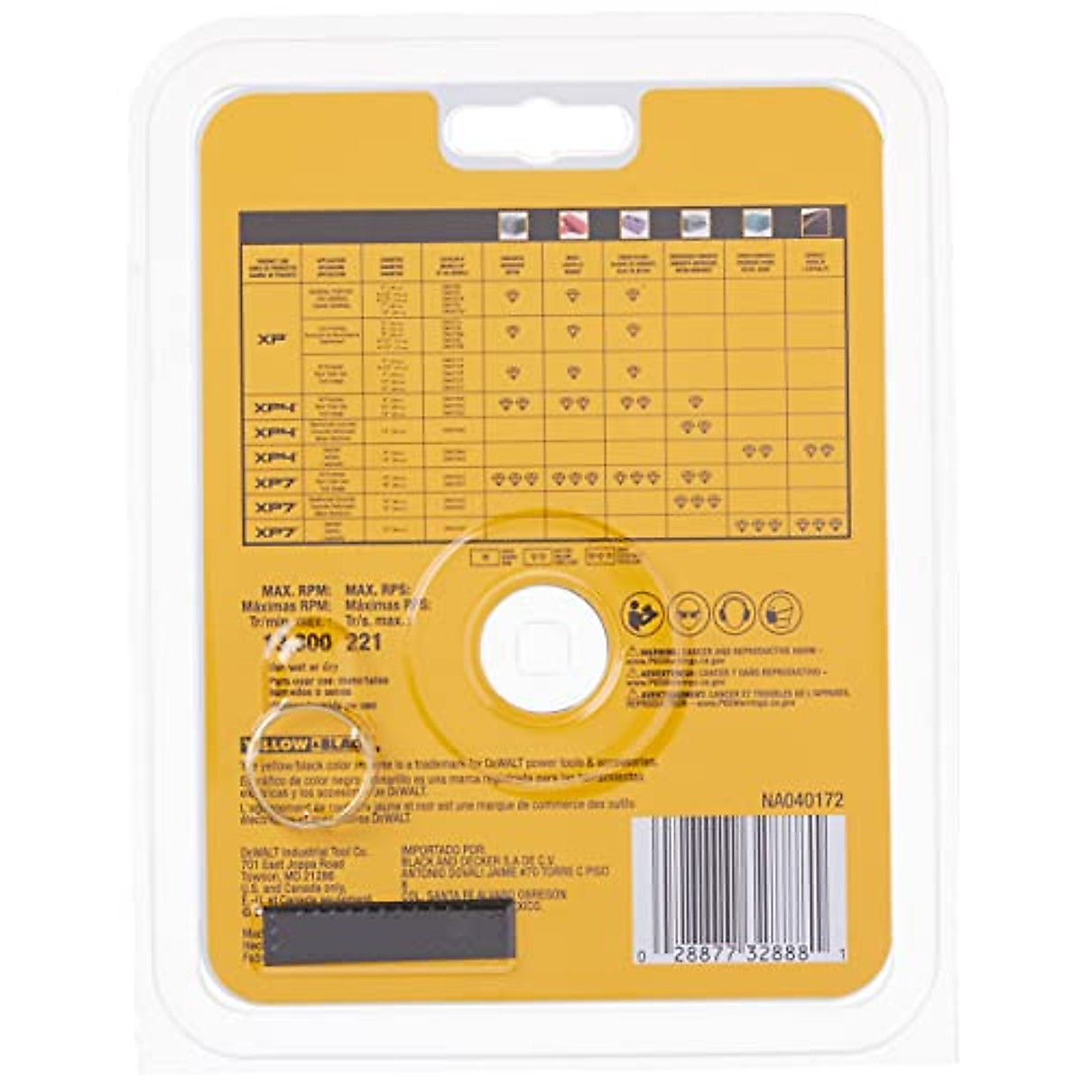 DEWALT Diamond Blade for Masonry, Dry Cutting, Continuous Rim, 7/8-Inch Arbor, 4-1/2-Inch (DW4725)