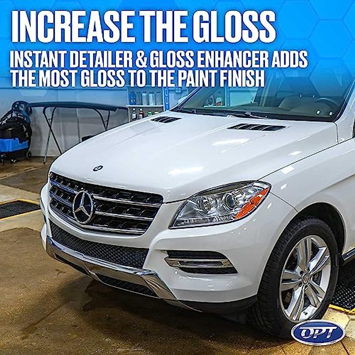 Optimum Instant Detailer and Gloss Enhancer - 17 Oz., Quick Detailer Spray for Superior Car Shine, Detail Spray Safe for Cars, Trucks, Motorcycles, RV's and More