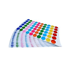 Colored Dot Stickers Round 0.75 inch Coded Labels 3000 Pieces 10 Color Awards Office Classroom Garage Sale