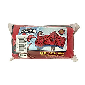 Jay Franco Kids Hooded Towel Avengers - Spiderman Red