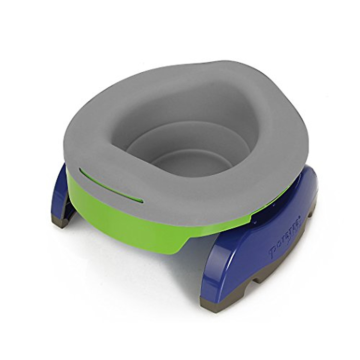 Kalencom Potette Plus Collapsible Reusable Liner for Home Use with The 2-in-1 Potette Plus Potty (Sold Separately) (Gray)