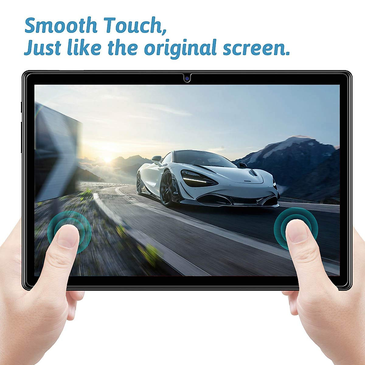 GOZOPO [2-Pack] Screen Protector for Teclast M40 /Teclast M40 Pro 10,1 inch, [Scratch Resistant ] Compatible with Teclast P20HD Tempered Glass Film