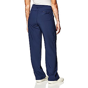 Cherokee Infinity Women Scrubs Pant Low Rise Straight Leg Drawstring 1123A, XL, Navy