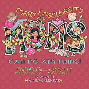 Mary Engelbreit Moms Can Do Anything! 17-Month 2020-2021 Family Wall Calendar