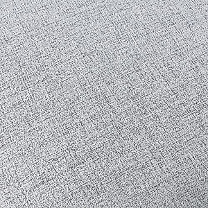 Meridian Furniture Miramar Collection Modern | Contemporary Linen Textured Upholstered Modular Sofa, 76" W x 38" D x 28.5" H, Grey