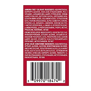 Revlon Colorsilk Beautiful Color Permanent Hair Color, Long-Lasting High-Definition Color, Shine & Silky Softness with 100% Gray Coverage, Ammonia Free, 042 Medium Auburn, 1 Pack