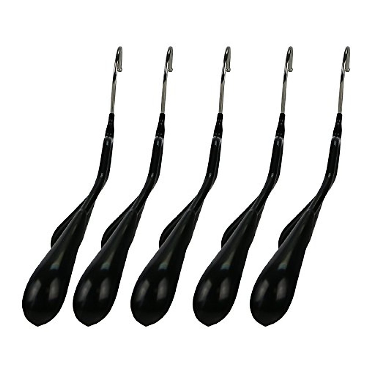 Mawa by Reston Lloyd BodyForm Series Non-Slip Space-Saving Extra Wide Clothes Hanger with Bar for Pants