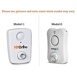 NYOrtho Door Guard Stop Sign Banner | Stop Sign Strip + Alarm | Size: 40" W