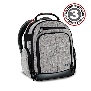 USA Gear Drone Backpack - Drone Case Compatible with DJI Mavic Pro 3, Spark Mini, Ryze Tello, Yuneec Breeze and More - Customizable Interior, Weather Resistant, Storage for Batteries and Accessories