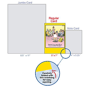 NobleWorks - 1 Funny Card for Happy Birthdays - Hilarious Cartoon Notecard with Envelope, Bday Celebration (Buyer Discretion Advised) - Bangkokless 8394