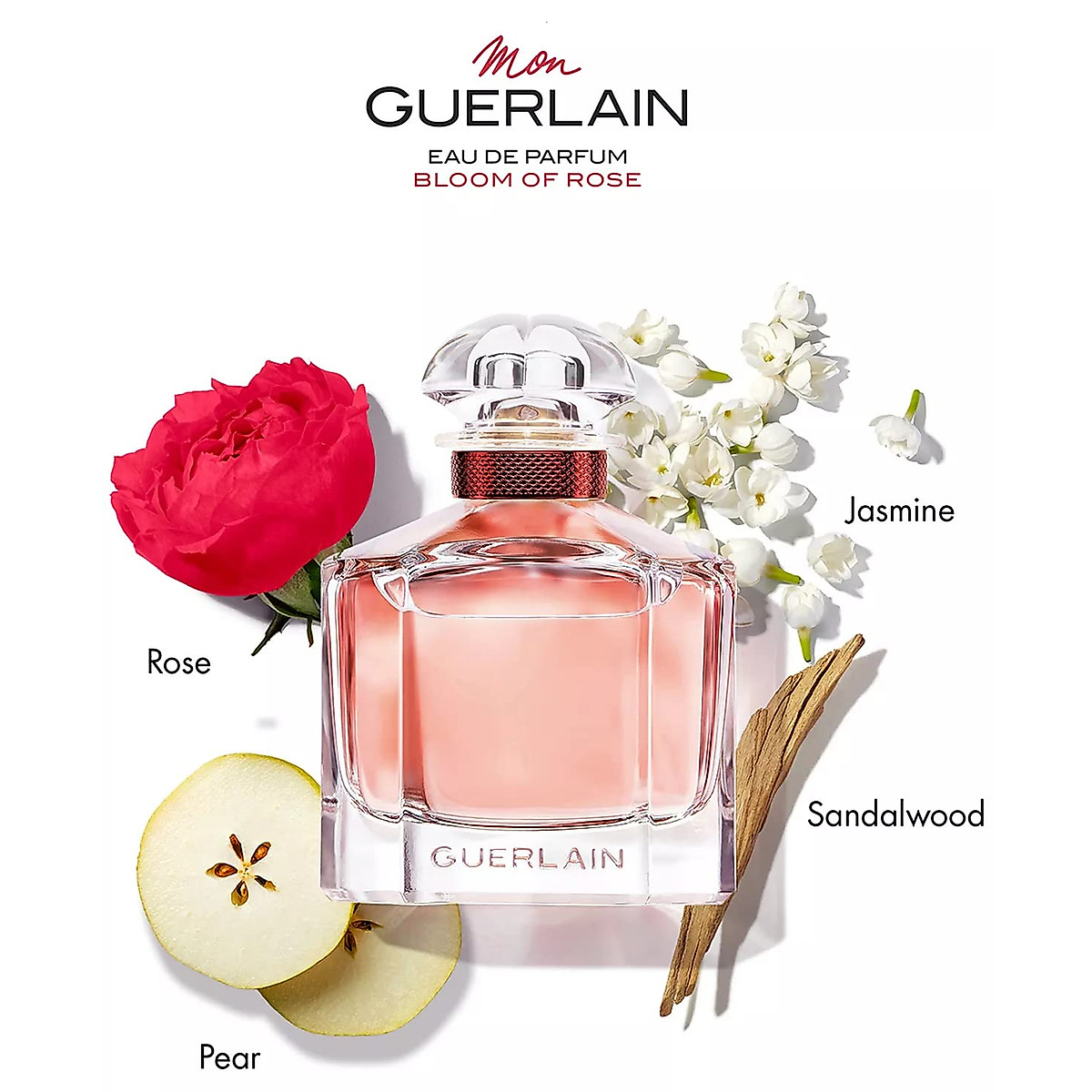 Guerlain Mon Bloom of Rose Eau De Parfum Spray for Women, 3.3 Ounce