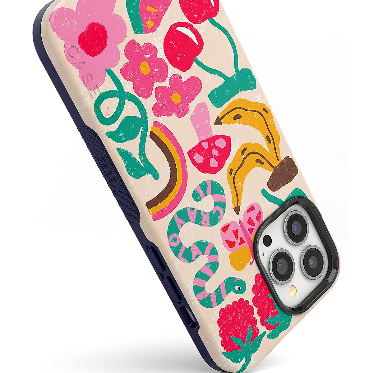 Casely iPhone 13 Pro Max Case | Compatible with MagSafe | Doodle Bug | Crayola Crayon Case