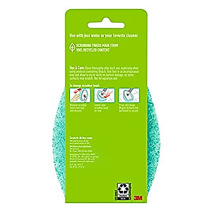 Scotch-Brite Non-Scratch Tub & Tile Scrubber Refill Pads, Pack of 6