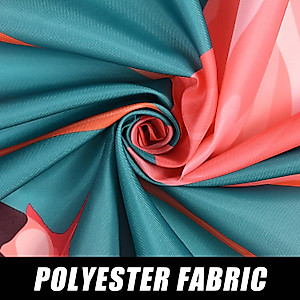 RiePoiia Flamingo Shower Curtain Aesthetic Green and Pink Tropical Shower Curtains Waterproof Polyester Fabric Bathroom Curtain for Decor with 12 Hooks 72 x 72 Inch