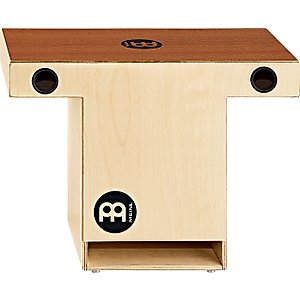 Meinl Percussion Turbo Slaptop Cajon Box Drum with Internal Snares and Bass for Acoustic Music — NOT Made in China — Play with Your Hands, Mahogany, 2-Year Warranty (TOPCAJ2MH)