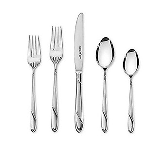 Henckels Milena 62-pc 18/10 Stainless Steel Flatware Set, Service for 12