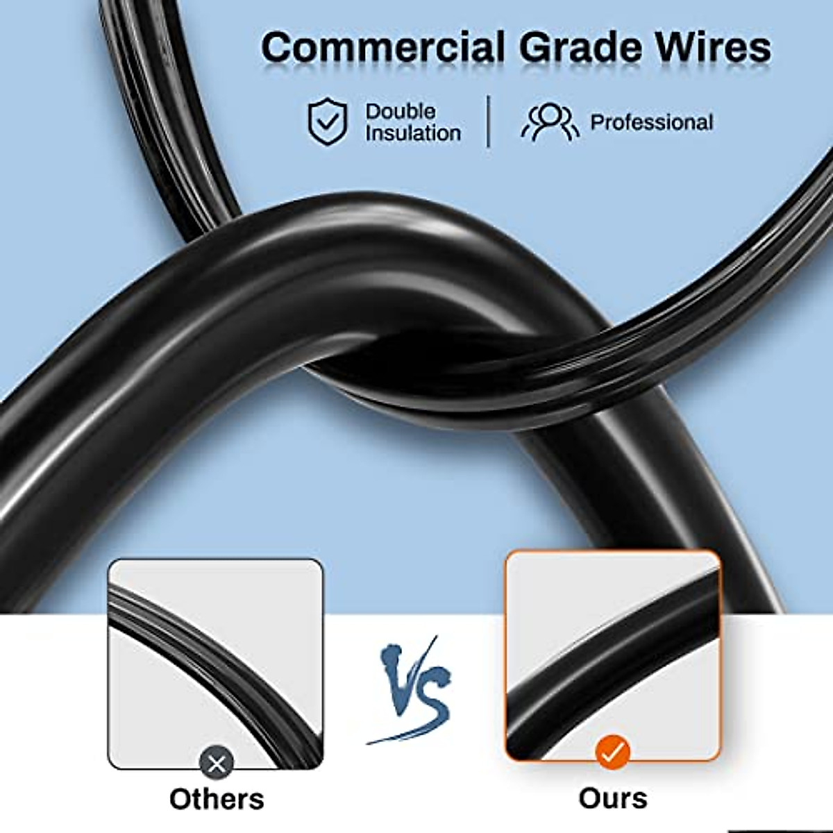 OYYPTDZM Outdoor String Lights 49 Feet Patio Lights Waterproof with 15 Lamp Heads Connectable Hanging Light for Backyard Porch Balcony Garden E26 Bulb Not Included