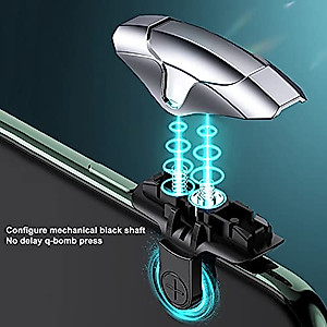 OCUhome Phone Cooler, P15 Semi-Conductor Mobile Phone Radiator Portable Universal USB Phone Gamepad Holder Game Cooling Fan for Gaming Phone Black