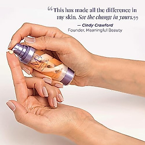 Meaningful Beauty Crème De Serum, Melon Extract Night Moisturizer, orange