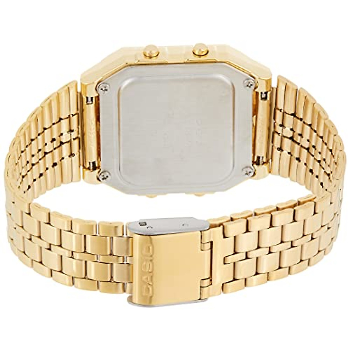 CASIO Men's Digital World TIME A500WGA-9DF Stainless Steel Watch