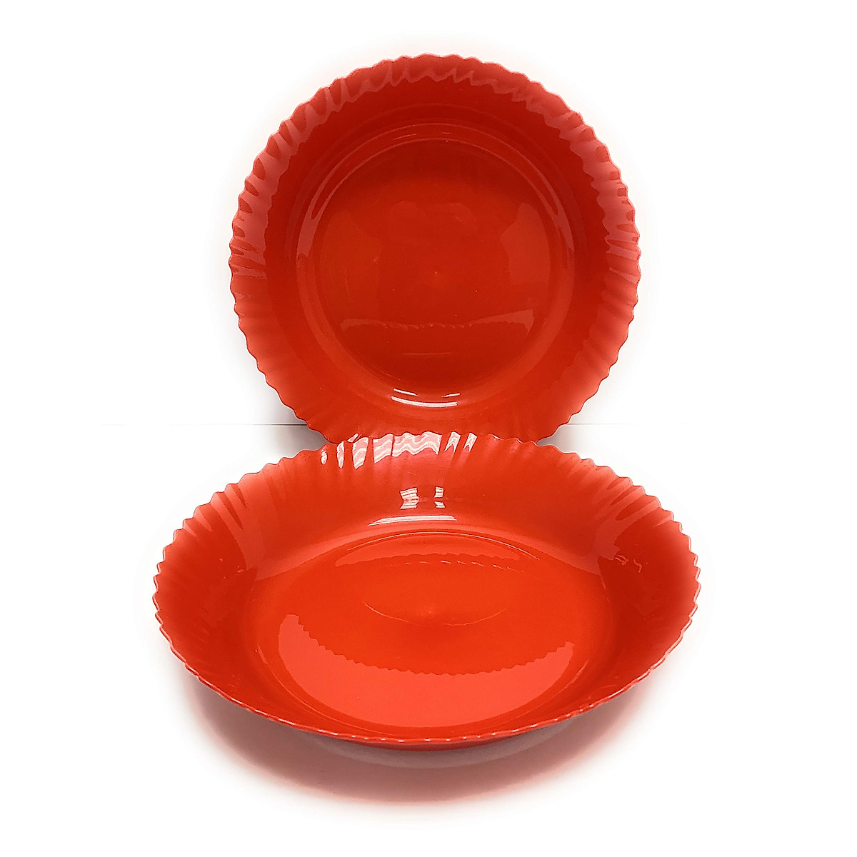 Mintra Home Curly Collection (11.75in Bowl 2pk, Red)
