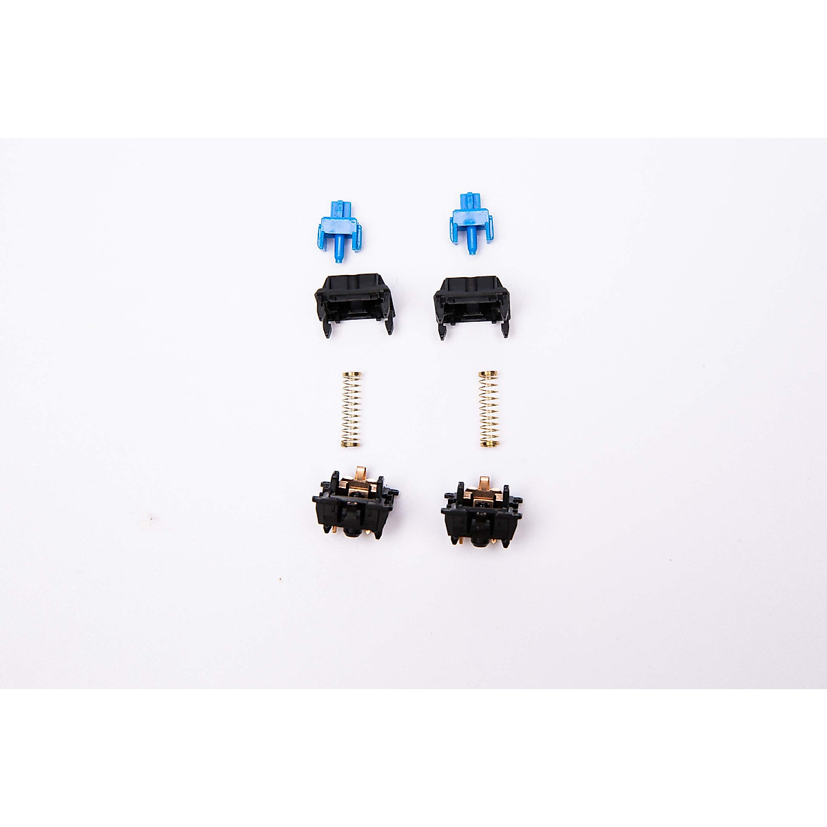 HK Gaming MS-1 Mechanical Key Switches for Mechanical Gaming Keyboards | PCB Mounted | Pre Lubed | 67cN ; Linear (Pro Marlin Blue, 90 Pcs)