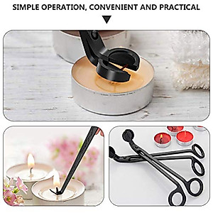 Hemoton Wedding Favors 3pcs Candle Accessory Set Candle Cutter Candle Snuffer Candle Wick Trimmer Candle Wick Dipper Candle Extinguisher for Wedding Valentines Day Holiday