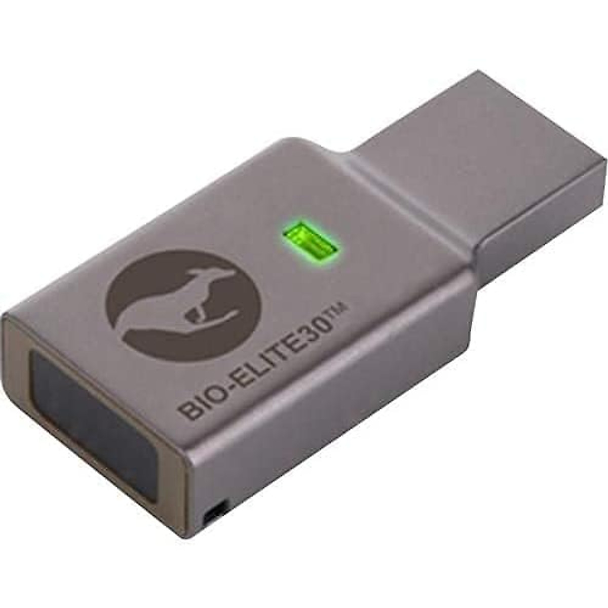 Kanguru Defender Bio-Elite30 – 128 GB Hardware Encrypted USB Flash Drive – Fingerprint - SuperSpeed USB 3.0