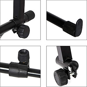 Miwayer Keyboard Stand Extension Adapter for X-Style Keyboard Stand, 2 tier keyboard stand Adjustable Width (Keyboard Stand Extension)