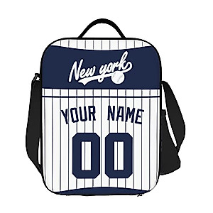 INAOO Lunch Bag New York Personalized Lunch Box Backpack Gifts for Men Women