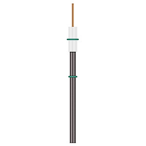 stonylab Graphite Rod Electrode, 99.95% Purity Graphite Electrode Cathode Working Electrode with PTFE Adapter for Electrolytic Cell