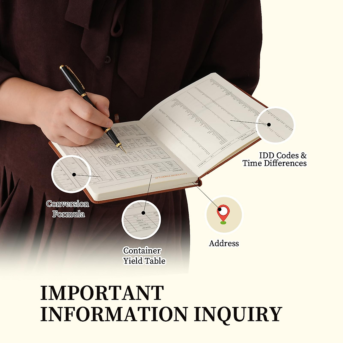 EUPLONG Lined Journal Notebook,200 Pages A5 Hardcover Leather Journals with Cell Phone Strap for Writing,Travel,Business,Work&School,Notebooks for Note Taking,Diary Notepad 5.7×8.3…