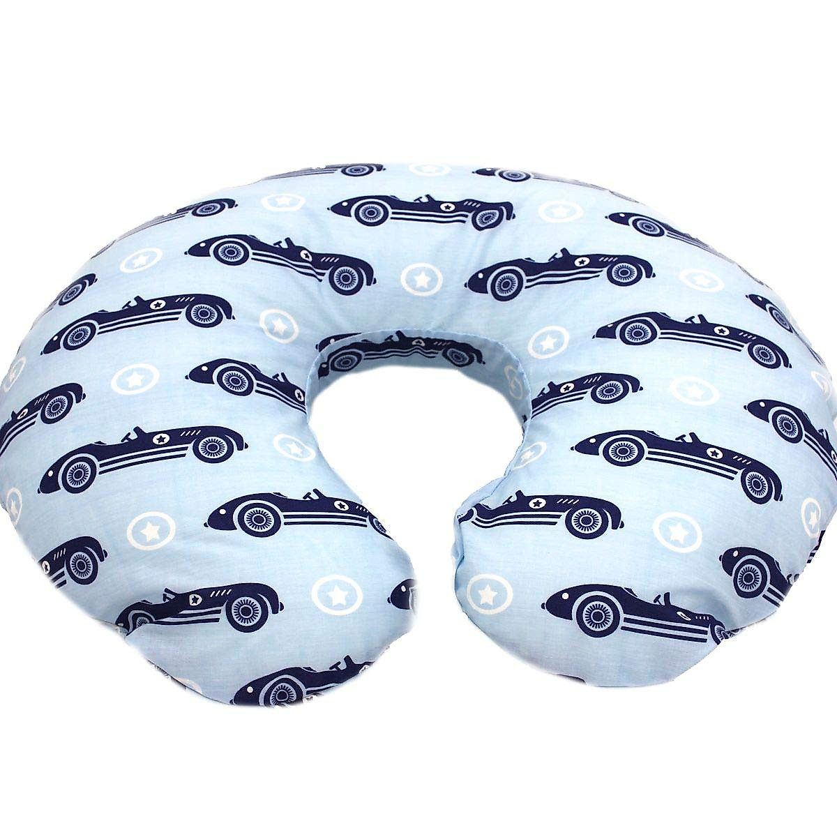 Pam Grace Creations Vintage Race car Nursing Pillow Cover