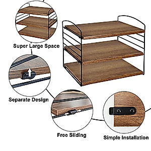 Adjustable Wrap Organizer Rack, Foil and Plastic Wrap Organizer, Cabinet Organizer and Storage, Kitchen Pantry Organization and Storage Shelving, Under Sink Organizer for Plastic Bags, Wraps, Snacks