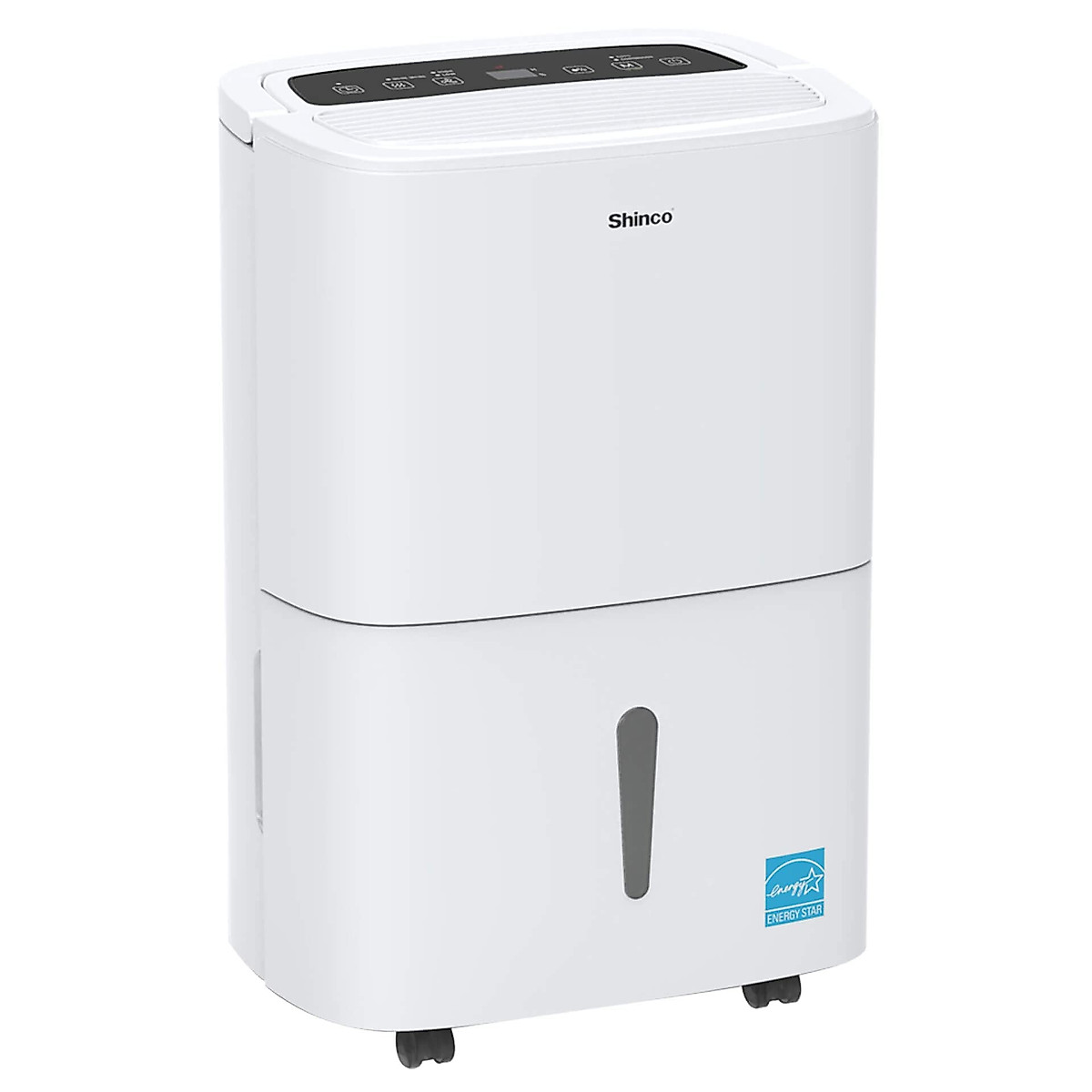 Shinco 7,000 Sq.Ft Energy Star Dehumidifier with Pump, Ideal for Large Industrial Rooms and Home Basements, Efficient Moisture Removal and Humidity Control, 1.85 Gallons Water Tank