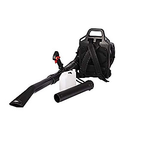 Goujxcy Backpack Gas Leaf Blower, 52CC 2-Cycle Engine Blower, High Power and Low Fuel Consumption Leaf Blower for Lawn Garden Blowing Leaves Snow Debris and Dust