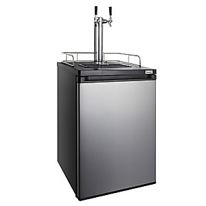 Kegco K209SS-2 Keg Dispenser, stainless steel