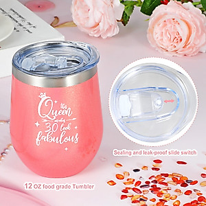 AWDK 30th Birthday Gifts for Women, Birthday gift for her, Birthday decoration for 30 year olds Women,30th Birthday idea for Mom, Grandma, Sister,Friend,Anut,Coworker 8pcs