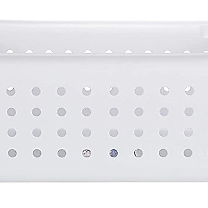 Sterilite Medium Ultra Basket Plastic Storage Bin Organizer - White (Pack of 12)