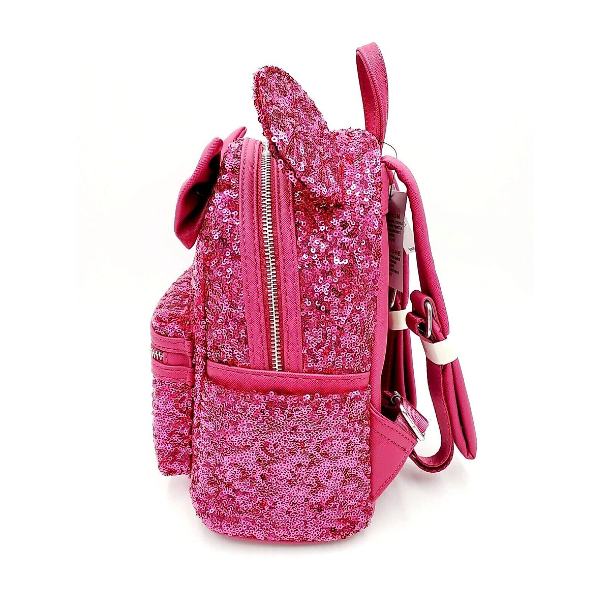 Disney Parks Exclusive - LoungefIy Mini Backpack - Pink Orchid Magenta Sequined