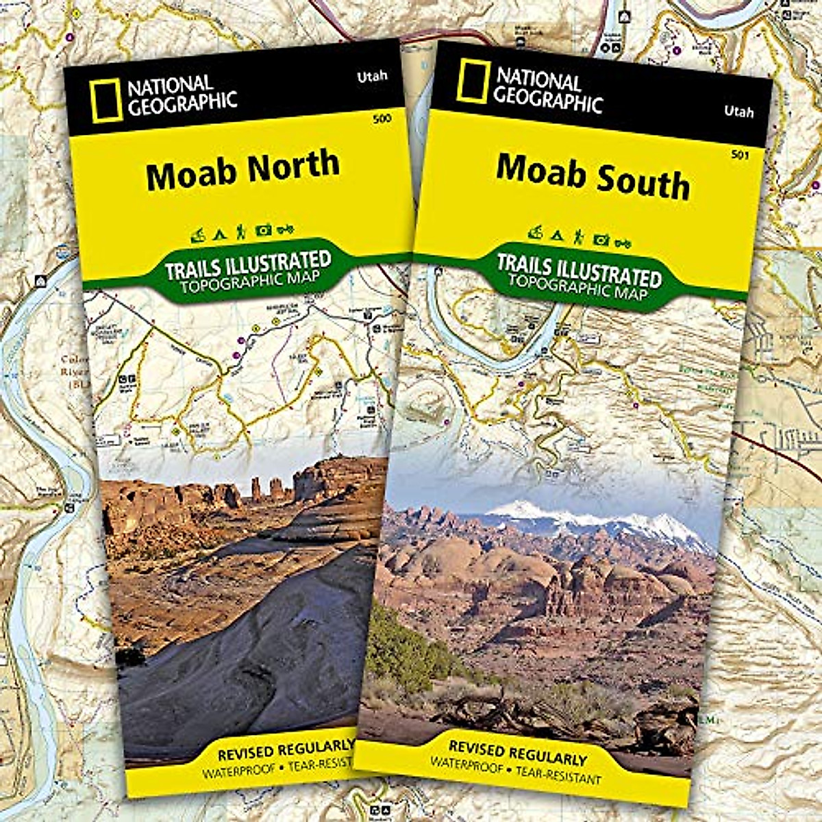 Moab [Map Pack Bundle] (National Geographic Trails Illustrated Map)