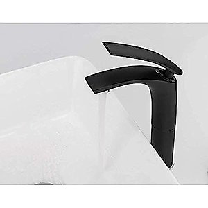 Kitchen Taps Kitchen Tap Kitchen Tap Black Brass Bathroom Basin Faucet Luxury Sink Mixer Taps Deck Mounted Hot and Cold Water Bath Sink Mixer Tap Faucets