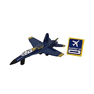Daron Worldwide Trading Runway24 F/A-18 Angels No Runway Vehicle, Blue